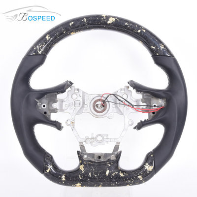 Sports Forged Alcantara Smooth Toyota Leather Steering Wheel Carbon Fiber Material